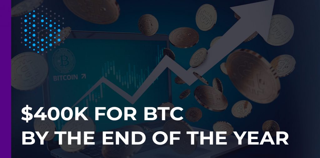 Bloomberg: BTC price could reach $400K in 2021